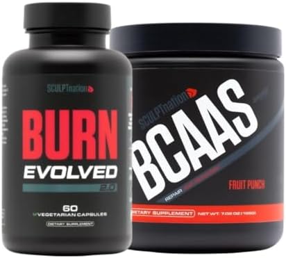 Amazon.com: Sculpt Nation by V Shred Burn Evolved 2.0 and BCAA Powder ...