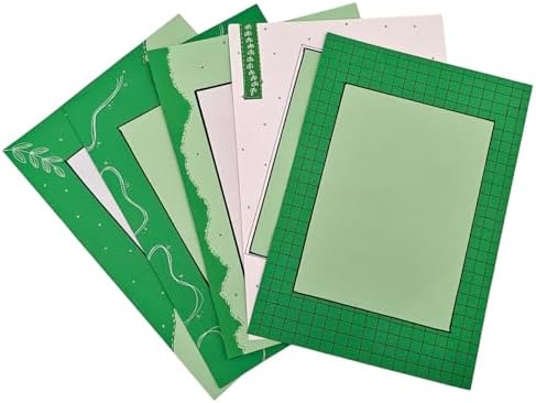 Project Banao A4 Handmade Designer Project Sheets – Green Aesthetic ...