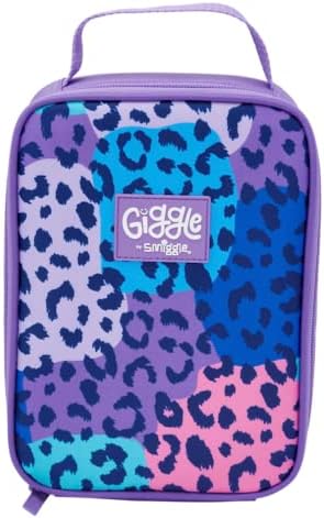 Smiggle Lunchbox 'Giggle' Single Compartment Insulated (Lilac Leopard ...