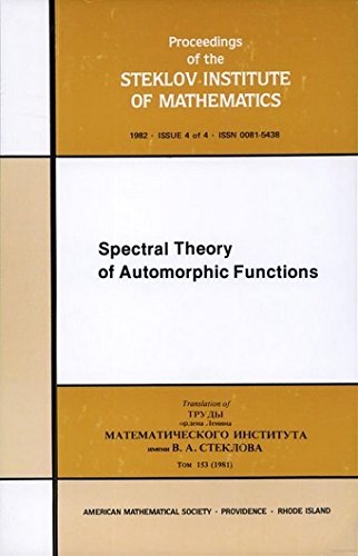 Spectral Theory Of Automorphic Functions Edition Wiselibsshop
