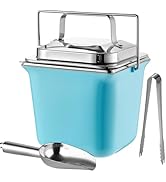 Amazon.com: Bakpoco Double-Wall Vacuum Insulated Ice Bucket with Lid ...