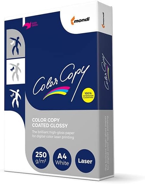 Color Copy Coated Gloss A4 Paper - 250gsm 250 sheets : Amazon.co.uk ...
