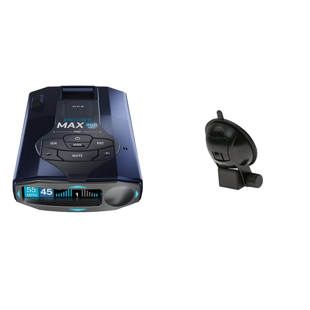 Amazon.com: Escort MAX 360 MKII Radar Detector with EZ Mag Mount ...