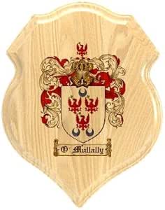 Amazon.com: O'mullally Coat of Arms Plaque / Family Crest Plaque : Home ...