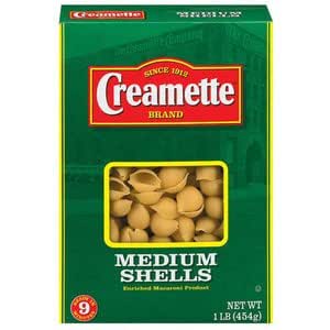 Amazon.com : Creamette Medium Shells 16 oz (12 Pack) : Italian Pasta ...