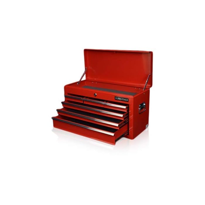 Buy US PRO TOOLS Tool Box 6 Drawer Mobile Tool Chest Portable Tool ...