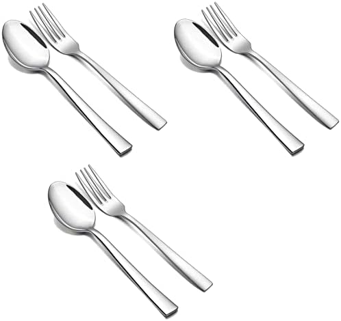 Buy Parage Stainless Steel Spoon Set & Fork Set 12 Pieces for Tea ...