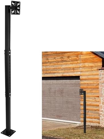 Amazon.com: Keypad Mounting Post Bracket,Gooseneck Pedestal Post Gate ...