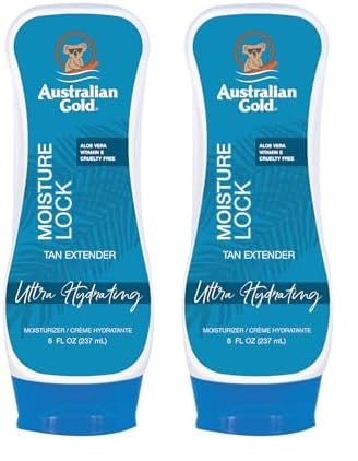 Amazon.com : Australian Gold Moisture Lock Tan Extender Moisturizing ...