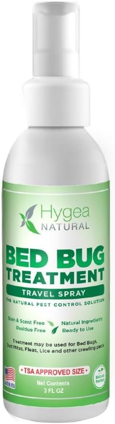 Amazon.com: Hygea Natural Lice, Mite, and Bed Bug Natural Travel Spray ...