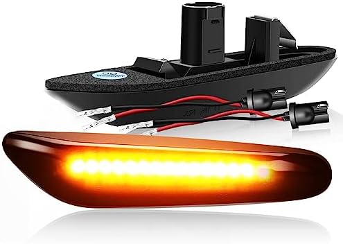 Amazon.com: Pyerome Dynamic Sequential Amber LED Side Marker Light ...