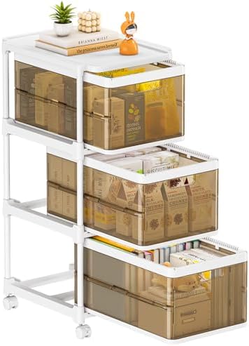 Amazon.com: MULISOFT Foldable 3 Drawer Storage, Portable Fabric Storage ...