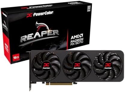 Amazon.com: PowerColor Reaper AMD Radeon RX 9070 16GB GDDR6 : Electronics