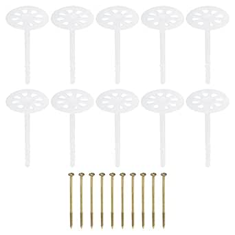 PATIKIL 122mm Perforated Insulation Pins, 100 Pack Insulating Nails ...