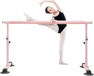 Amazon.com: Ballet Barre Portable Standing Ballet Bar, Adjustable 5 ...