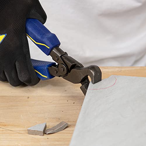 QEP 9 in. Compound Tile Nipper with Tungsten Carbide Tips for All Tile ...