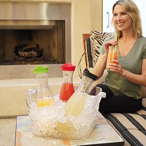 Snapklik.com : OGGI Clear Carafe w/Flip Open Lid - Ideal Juice Bottle ...