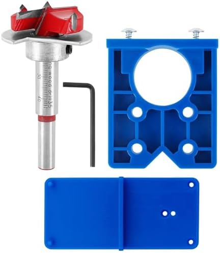 Yakamoz 35mm Concealed Hinge Jig Kit - Adjustable Depth Carbide ...