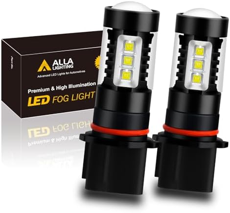 Alla Lighting Extremely Super Bright 12278 PSX26W LED Fog Light Bulbs ...