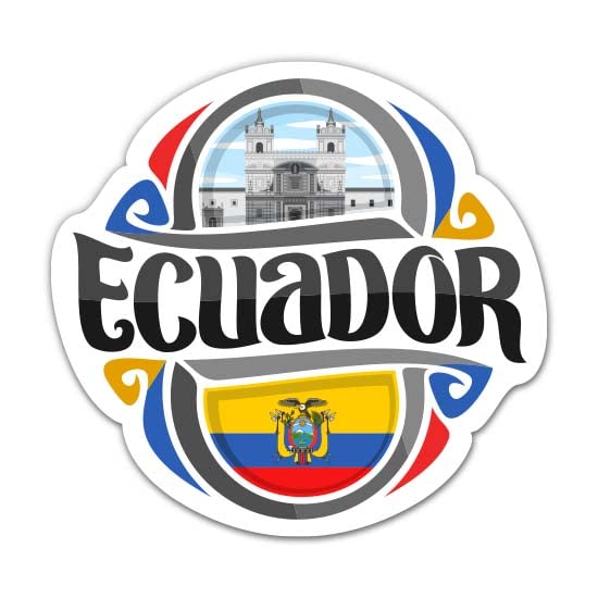 Envío Gratis A Ecuador Waterproof Ecuador Map Vinyl Sticker For Car ...