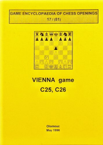 VIENNA GAME C25, C26 * 407 Games * Game Encyclopeida of Chess Openings ...