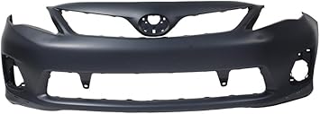 Amazon.com: For 2011 2012 2013 Toyota Corolla S,XRS Front Bumper Cover ...