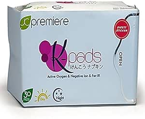 Amazon.com: K-Pads Active Oxygen & Negative Ion & Far-IR (Liner 30pcs) : Health & Household