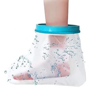 NUDFSY Waterproof Foot Cover for Shower, Sealed Waterproof Leg Cover ...