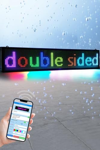 Amazon.com : FTELEDLIGHT New Double Sided LED Display Sign, P10 Full ...