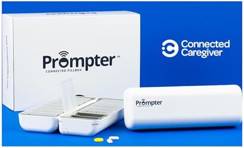 Amazon.com: Prompter Connected Pillbox, Smart Pill Reminder Management ...