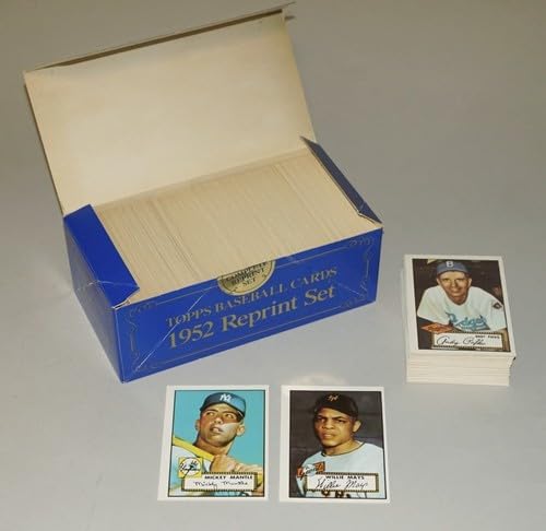 Amazon.com: 1983 Edition 1952 Topps Baseball Complete Reprint Factory ...