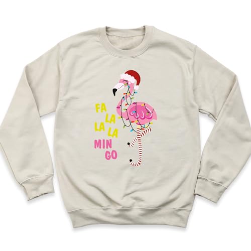 Amazon.com: Fa La La Mingo Flamingo Christmas Lights Tropical Xmas T ...