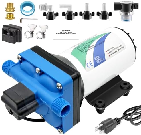 Amazon.com: YCHAOFLO 110V Electric High Pressure Water Pump with ...