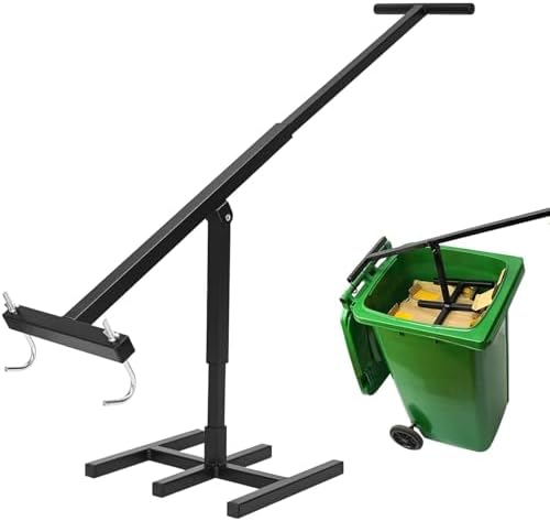 Wheelie Bin Compactor, Manual Rubbish Press General Waste Compactor ...