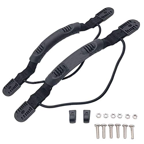 2PCS Kayak Boat Handles Black, Marine Kayak Lightweight Design Carry ...