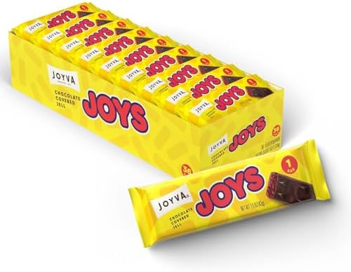 Amazon.com : Dark Chocolate Covered Raspberry Jelly Candy Bars Vegan ...