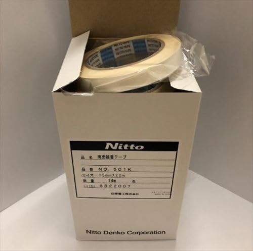 Amazon.co.jp: 日東電工（NITTO DENKO） テープ ニットー両面テープ 501K 15mm×20m [No501K15 ...