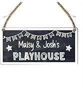Personalised "Playhouse" Plaque – Customisable Children's Playhouse ...