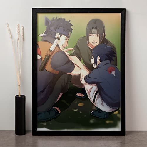 SoulAbiti Naruto best friend Itachi Shisui Sasuke Uchiha poster wall ...