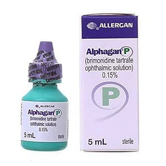 Alphagan-P 0.15% - Bottle of 5ml Solution : Amazon.in: Health ...