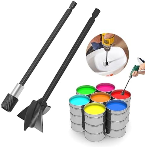5 Pieces Paint Mixer for Drill, Epoxy Resin Mixer Paddles with ...