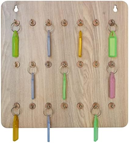 Webelkart Wooden Premium Key Chain Wall Hanging Key Holder- 21 Hooks ...