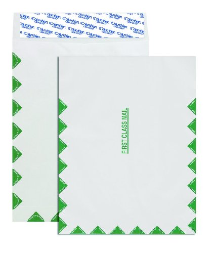 Columbian Tyvek First Class Mail Envelopes, 10x13 Inches, White, 50 ...
