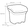 Amazon.com : FCMP Outdoor - Outdoor Salt, Sand, and Storage Bin ...