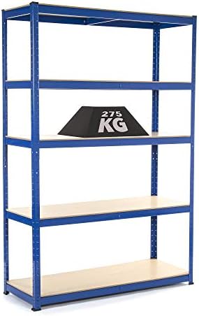 Racking Solutions Heavy Duty Garage Racking 275KG UDL Per Shelf 5 ...