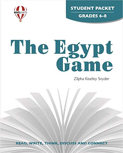 The Egypt Game - Student Packet by Novel Units: Novel Units ...
