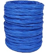 Amazon.com: 15Yard Raffia Paper Ribbon, 4mm Paper String Colorful ...