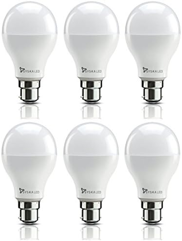 Buy SYSKA 5W B22 Led Bulb (Cool Day Light) - Pack of 6(B22D) Online at ...