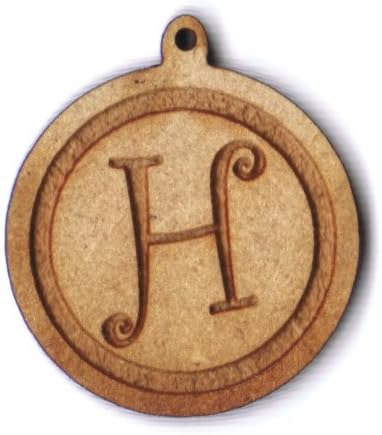 Amazon.com: Curly Letter H Engraved Bead : Arts, Crafts & Sewing