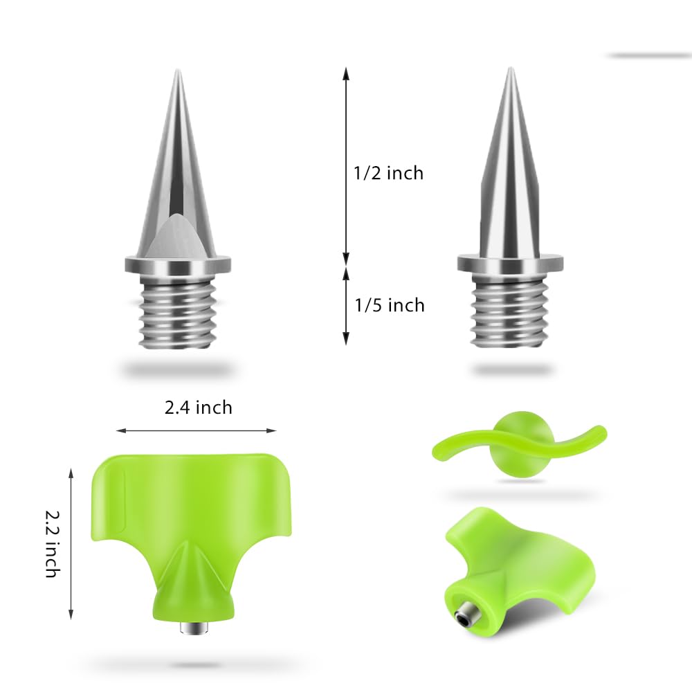 Snapklik.com : Lejof 12.7mm 1/2 Inch Track Spikes, 50 Pieces Hard Steel ...